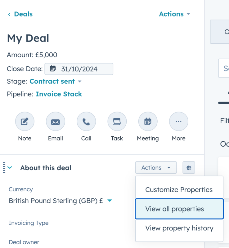 Using Invoice Data in HubSpot | Invoice Stack